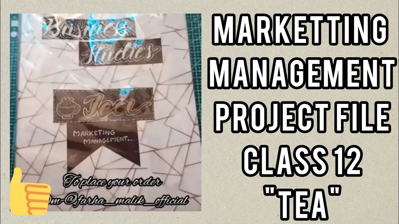 Business Studies project file on marketing management project file on ...