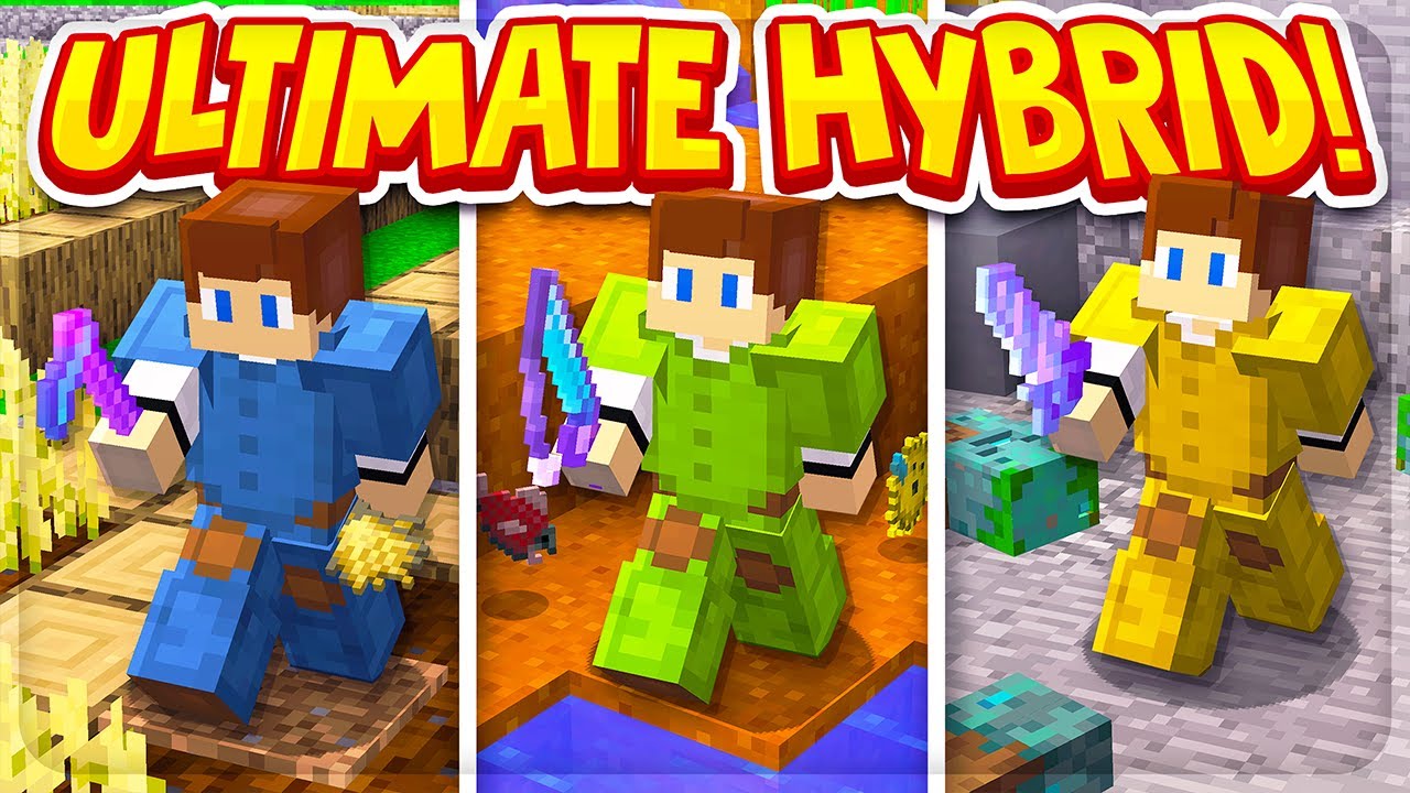 USING A *GENIUS* STRATEGY TO BECOME THE #1 HYBRID PLAYER! | Minecraft ...