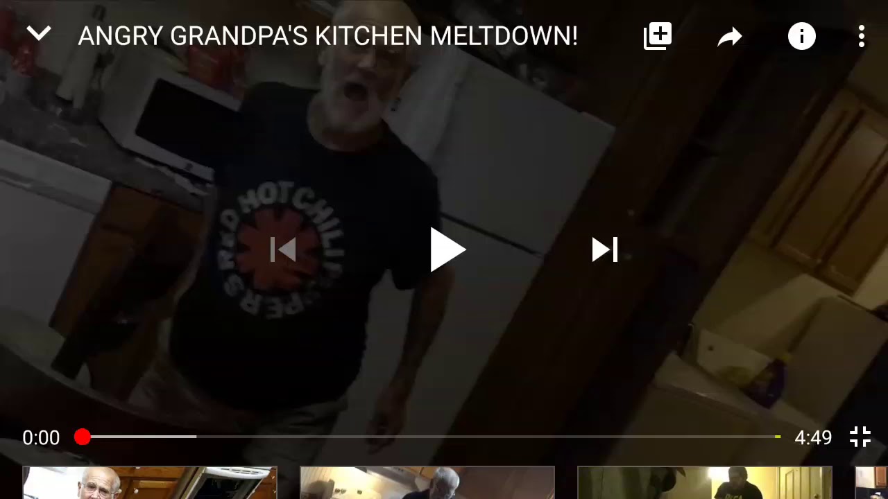 Angry Grandpa's Kitchen Meltdown! Reaction - YouTube