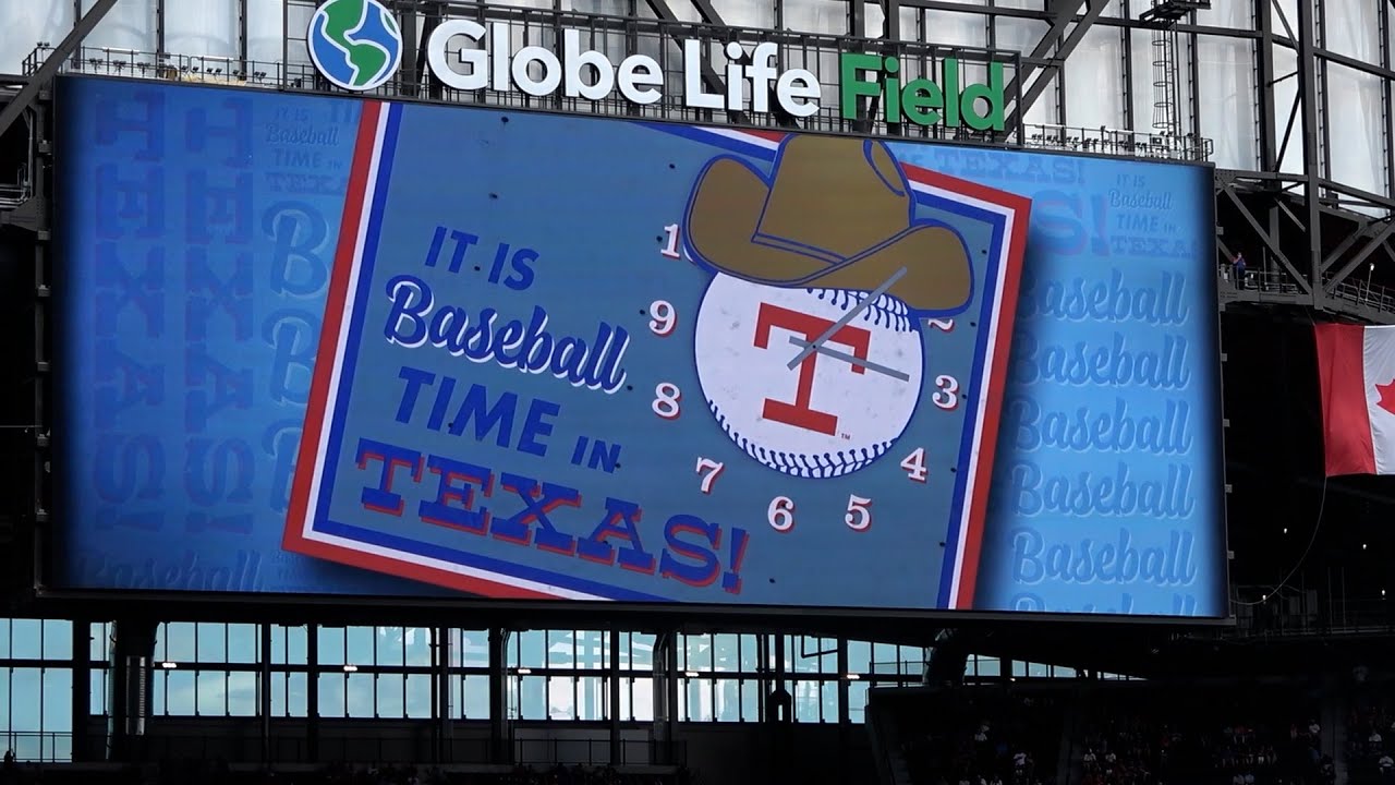 Rangers' 2021 Home Opener: It Is Baseball Time in Texas! - YouTube