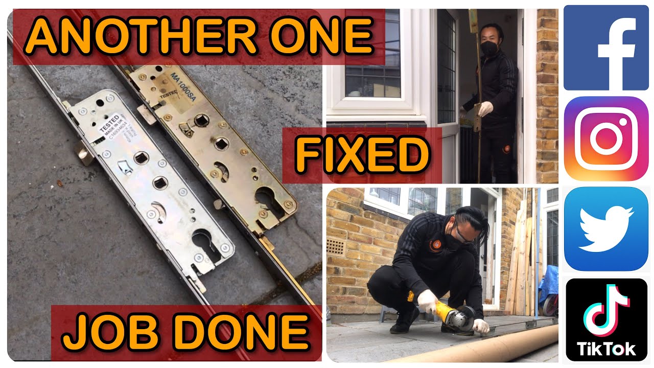 uPVC Multi Point Mechanism Lock Replacement | Locksmith - YouTube
