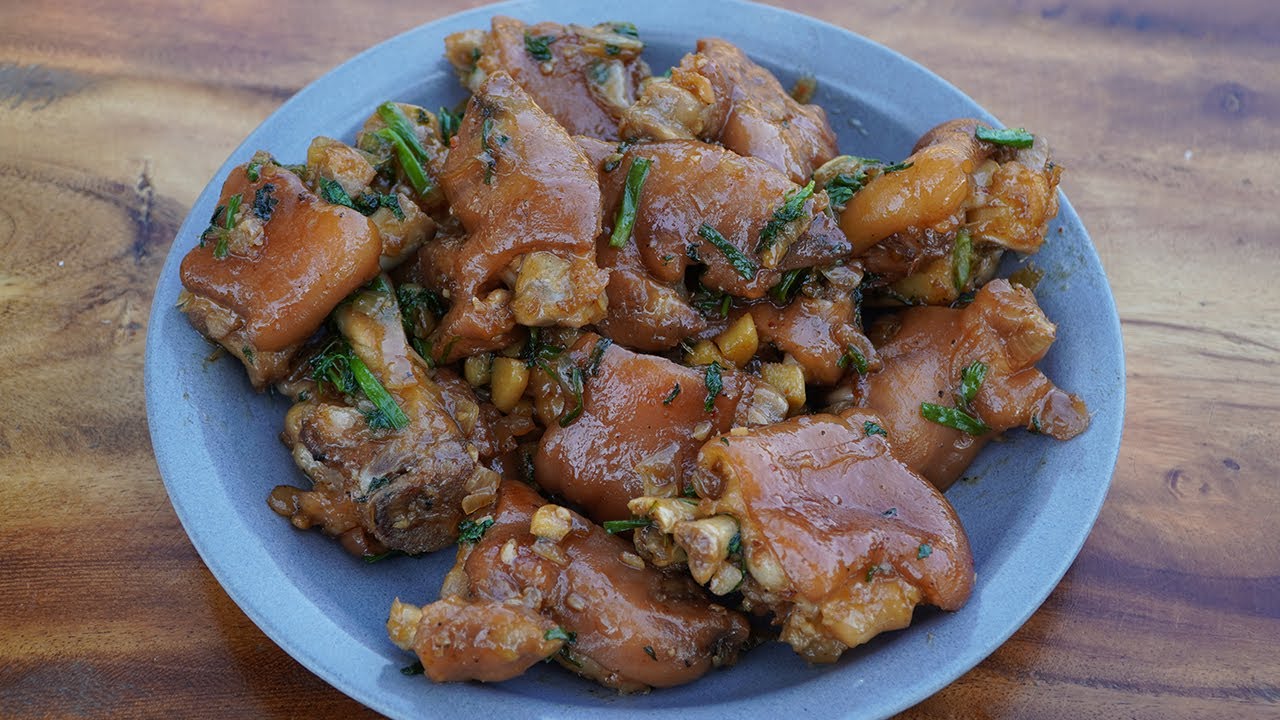 Delicious Pig Feet Fried Beer Recipe / Kdeb Cooking - YouTube