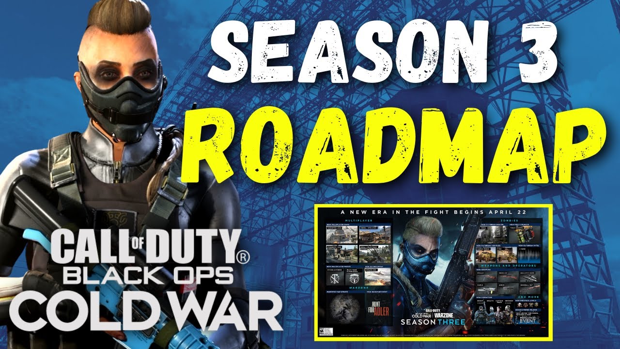 Season 3 ROADMAP!! NO CONTENT!!! 2 Maps, 2 Useless Guns, No ZOMBIES ...