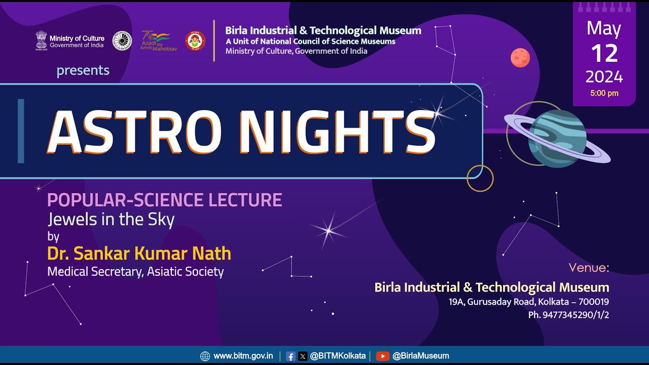 ASTRO NIGHTS Popular Talk: Jewels in the Sky - YouTube