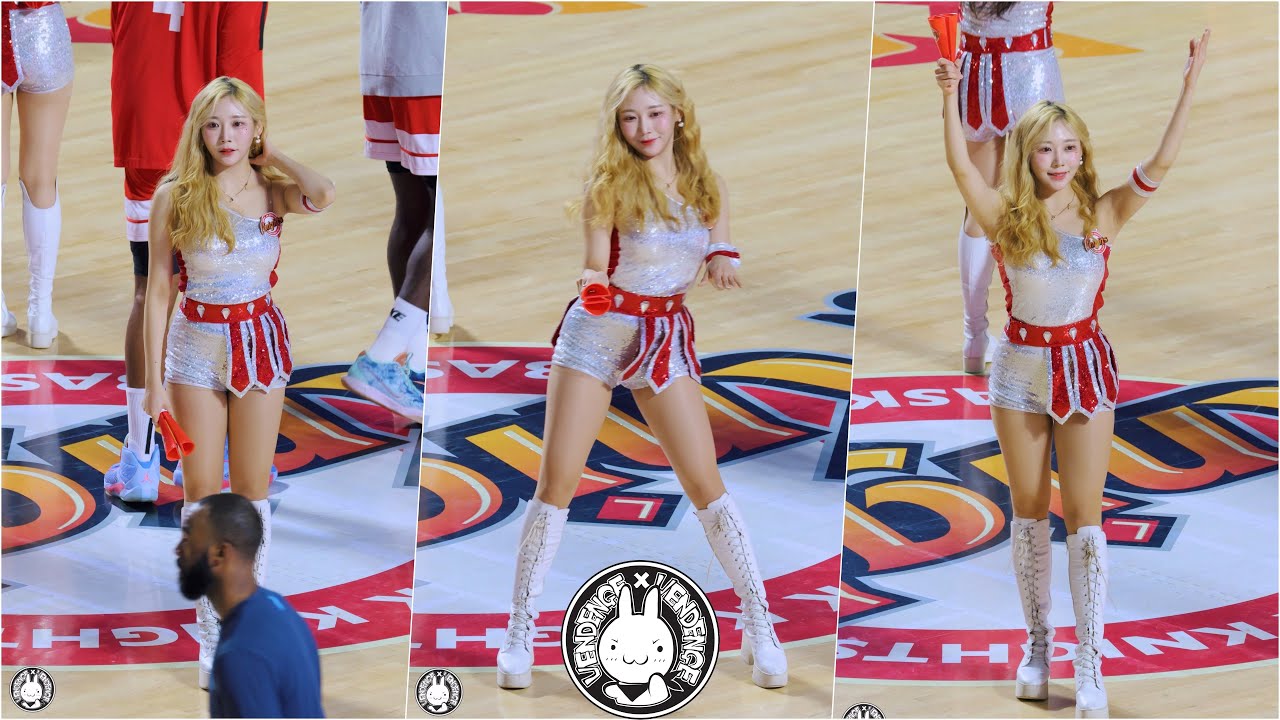 [4K] 240228 치어리더 조예린 직캠 '선수별 응원법 소개' Cho Yerin Fancam @SK나이츠 남자농구 By ...