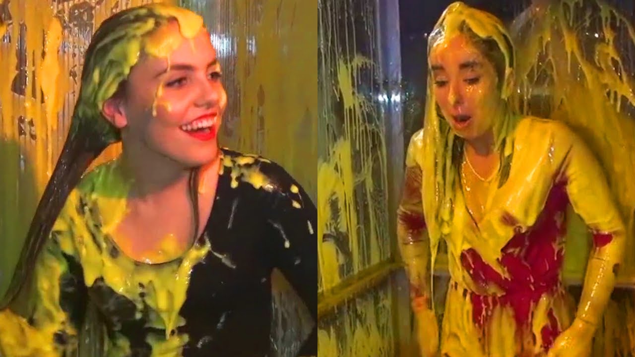 Beautiful Girls Gunged and Dunked in a Nightclub Compilation - YouTube