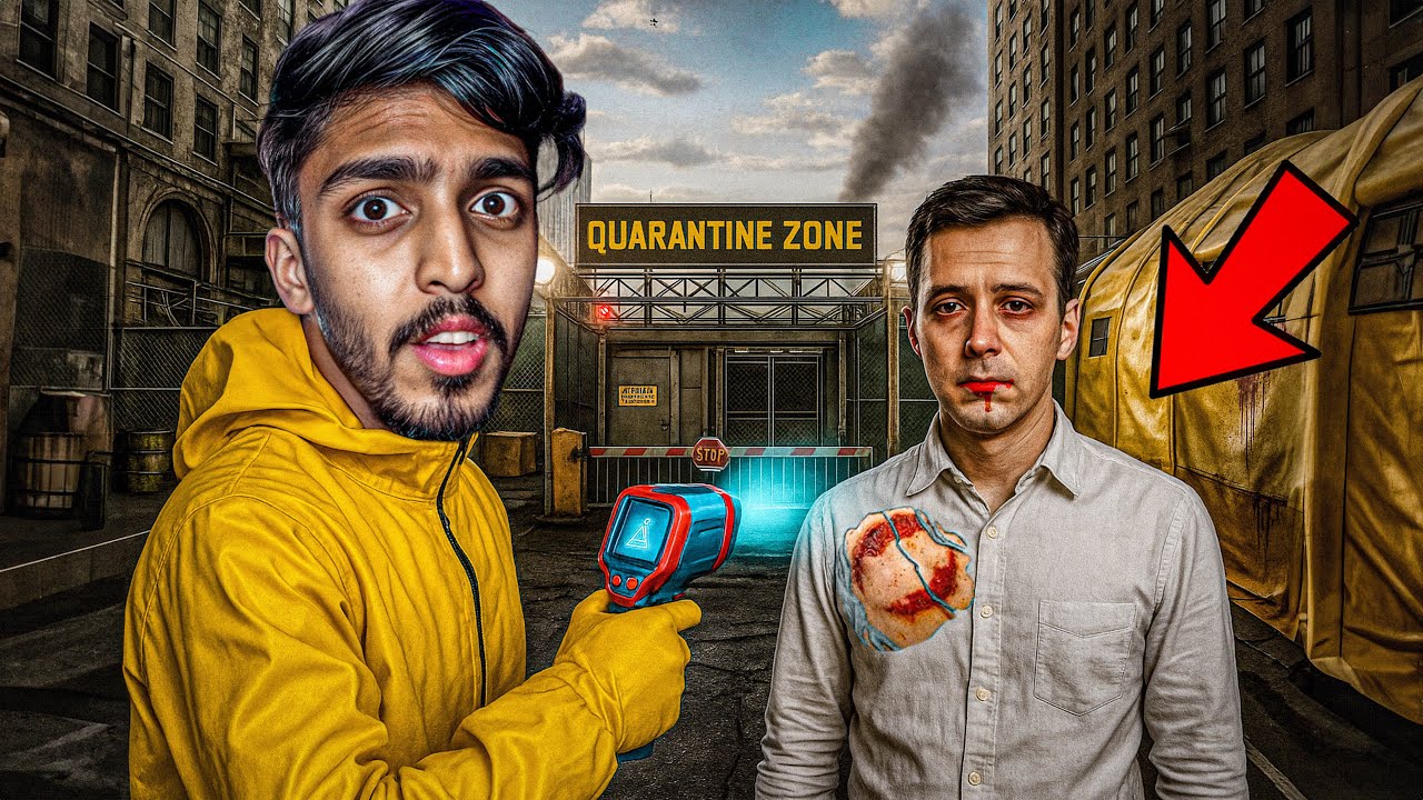 I Spent 24 Hours In A Zombie Quarantine Zone - YouTube