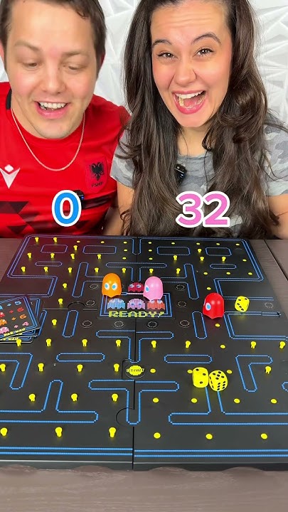 Pac-Man Board Game! Who will win? #Pacman #Boardgame #Game #Shorts ...