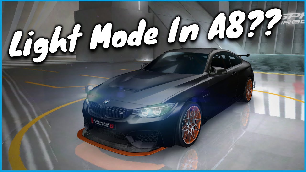 Light Mode In A8?? | Asphalt 8 BMW M4 GTS Multiplayer Test - YouTube