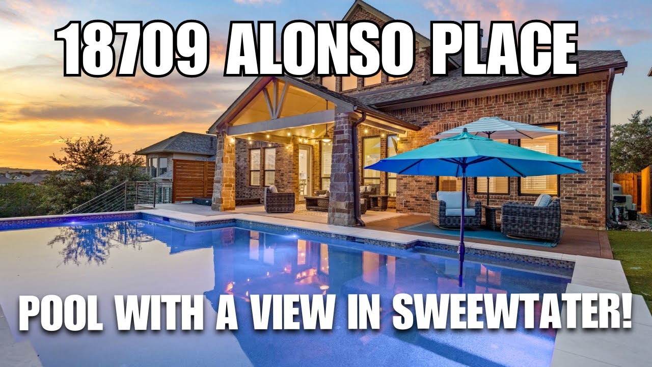18709 Alonso Place: Private Pool and Views in Sweetwater! - YouTube