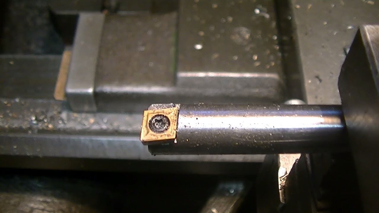 Tokarka nóż wytaczak samoróbka ze stali nierdzewnej od fi 12 mm - YouTube