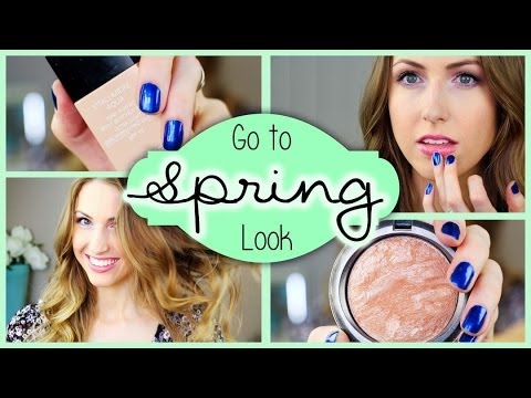 Get Ready with Me ♥ Go To Spring Look w/MakeupbyAlli! - YouTube