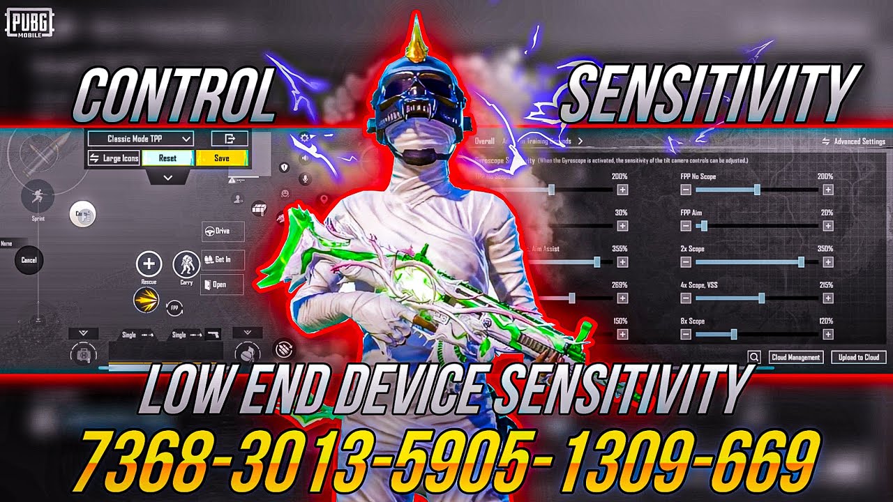 NEW UPDATE 3.2.0 !! BEST SENSITIVITY CODE + CONTROL SETTINGS PUBG ...