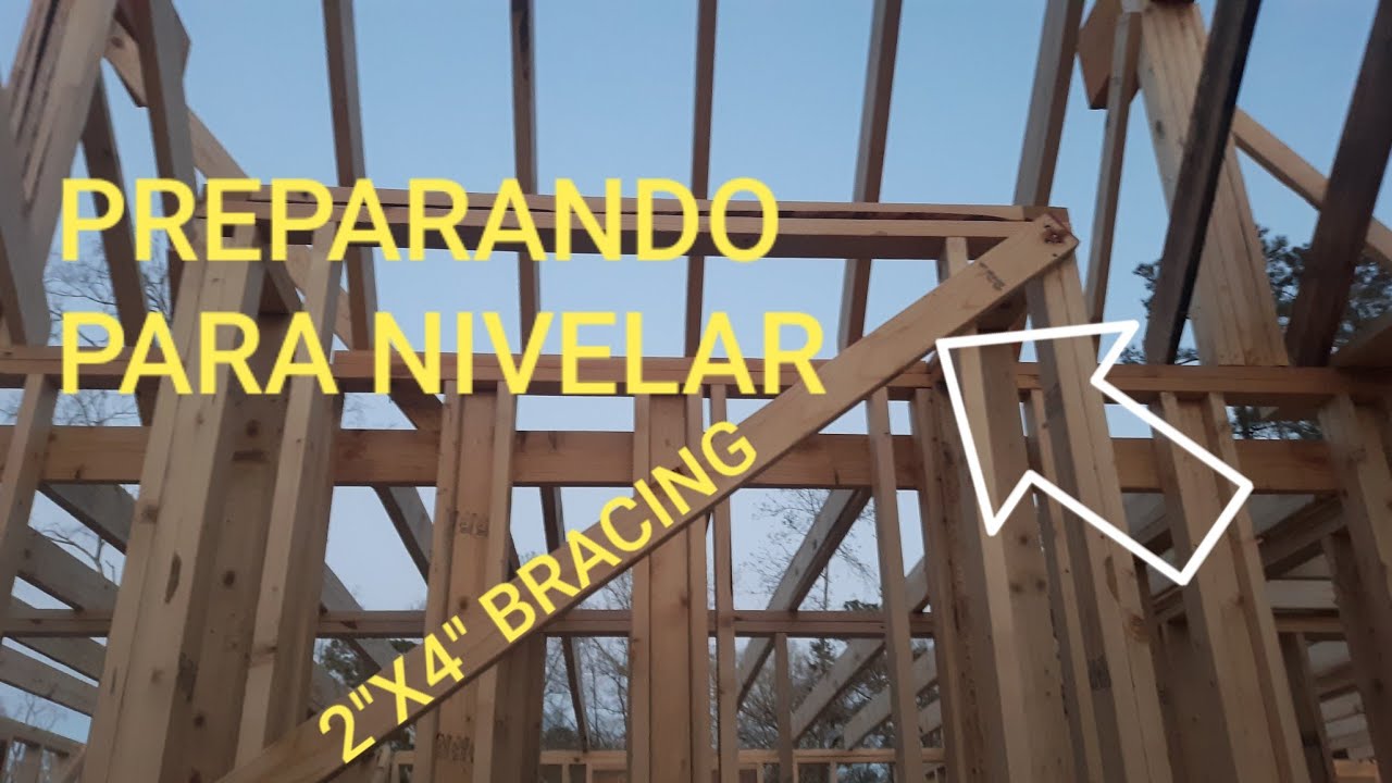 como instalar 2x4 para nivelar #8 preparing to level - YouTube
