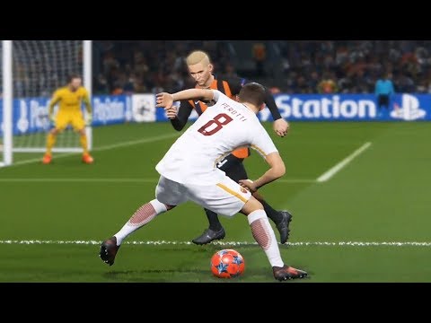 PES 2018 - FC Shakhtar Donetsk vs AS Roma - UEFA Champions League Gameplay (PS4 HD) [1080p60FPS]