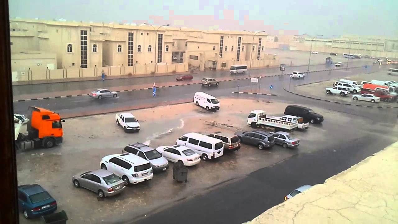Heavy Rain in Qatar - YouTube