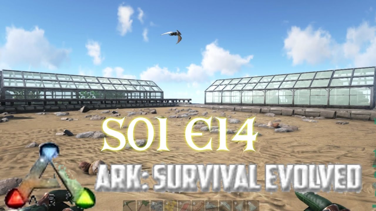 ARK: Survival Evolved - GREENHOUSES! S01E14 (Gameplay) - YouTube