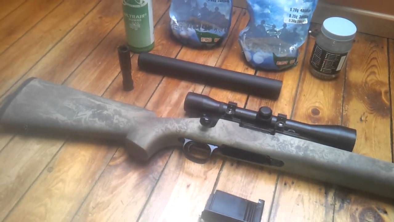 KJ Works M700P review & custom camo paintjob - YouTube