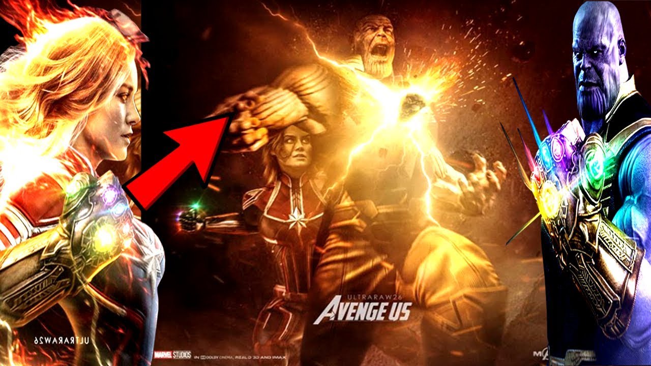 Avengers 4 Captain Marvel Wields Infinity Gauntlet REVEALED!? Captain ...