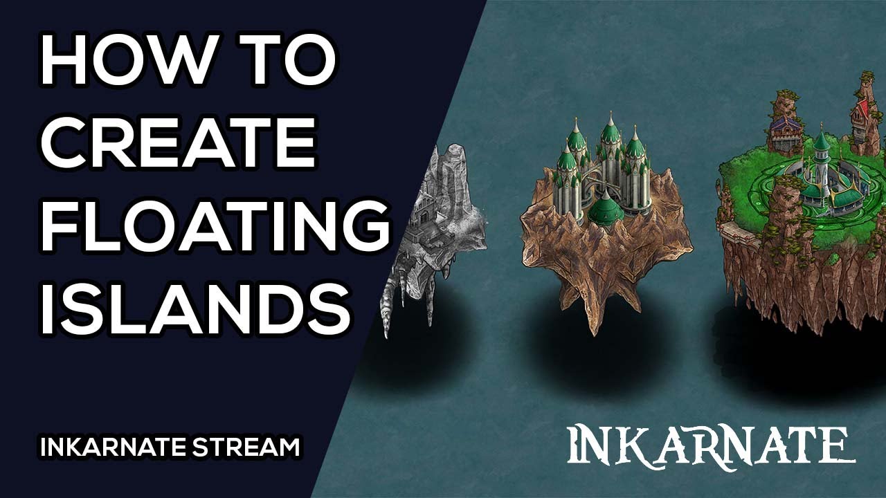 How to Create Floating Islands | Inkarnate Stream - YouTube