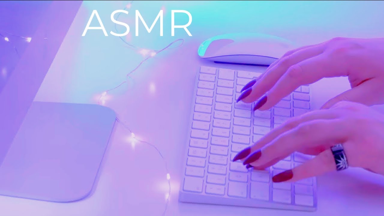 Extremely Relaxing Keyboard Typing Mouse Clicks Sounds ASMR (No Talking) - YouTube