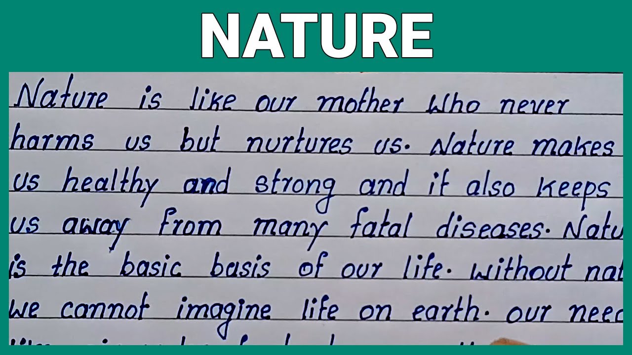 Write English Essay on Nature | How to Write English Essay on Nature ...
