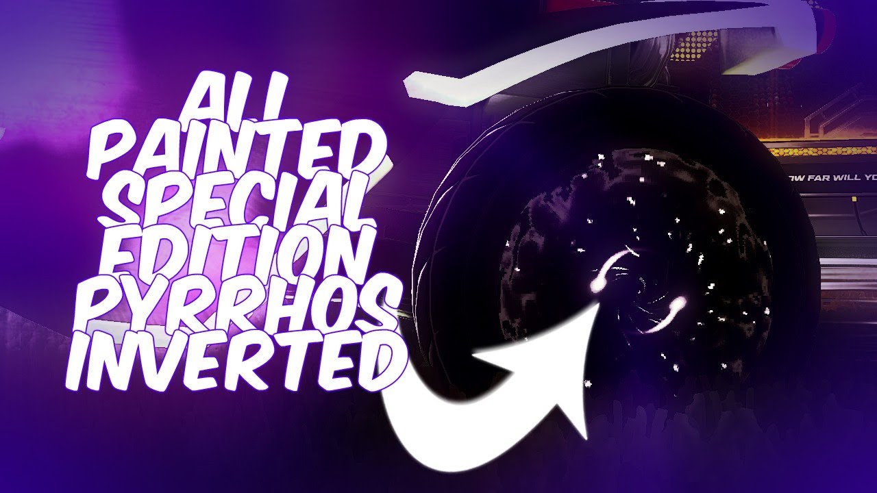 All Painted Special Edition 'Pyrrhos Inverted' Wheels On Rocket League ...