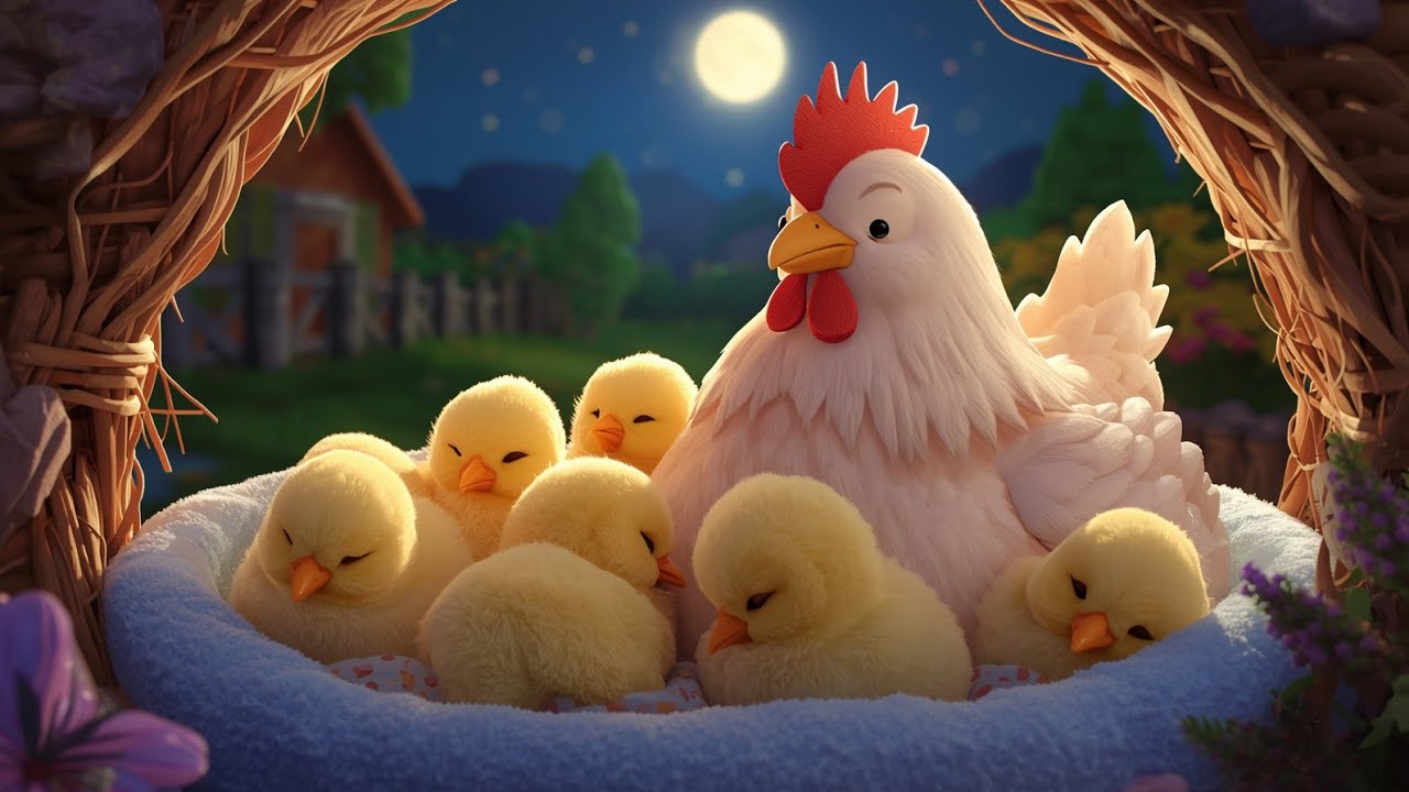Five Little Chicks Poem 🐔 | Cute Counting Song for Kids | Mo Mo Kids ...