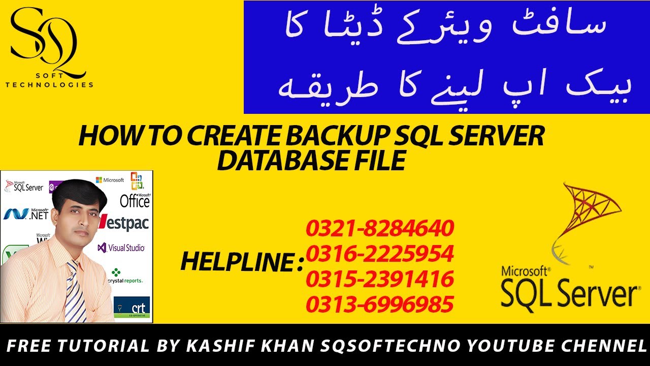 "How to Create SQL Backup Database" - YouTube