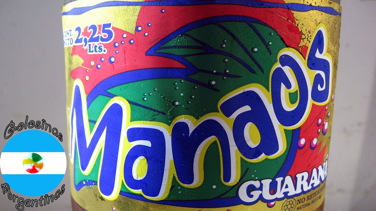 Manaos Guaraná Gaseosa - Guarana flavoured soda - YouTube