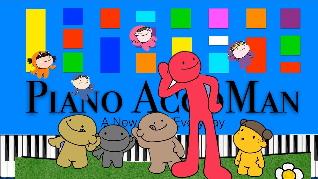 Wobbly Land Theme Song Slow Easy Medium Piano 4K Tutorial - YouTube