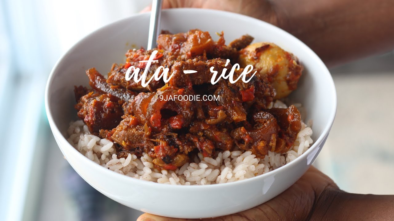 Ata-Rice Yoruba Style Ofada Pepper Sauce - YouTube