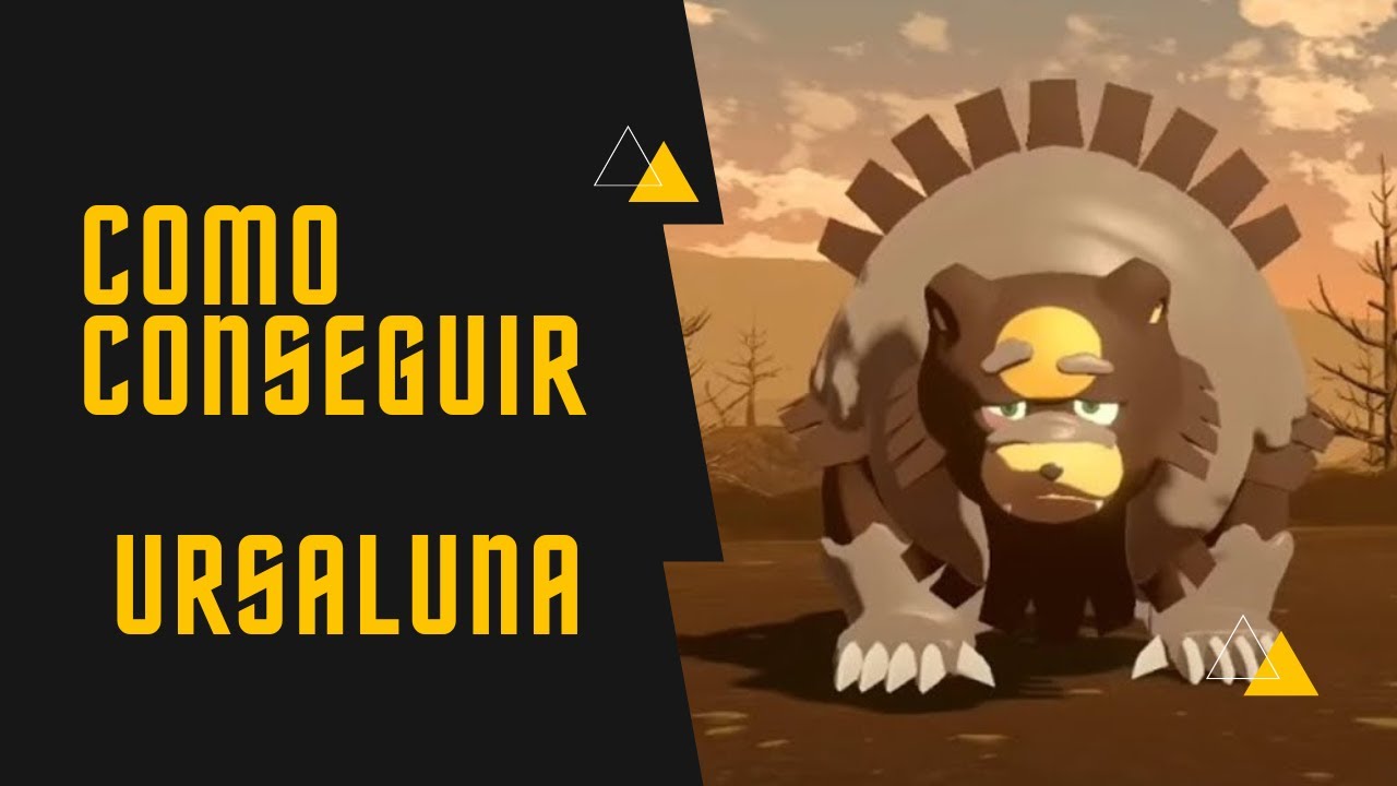 TUTORIAL DE COMO EVOLUIR O URSARING PARA URSALUNA EM POKÉMON LEGENDS ...