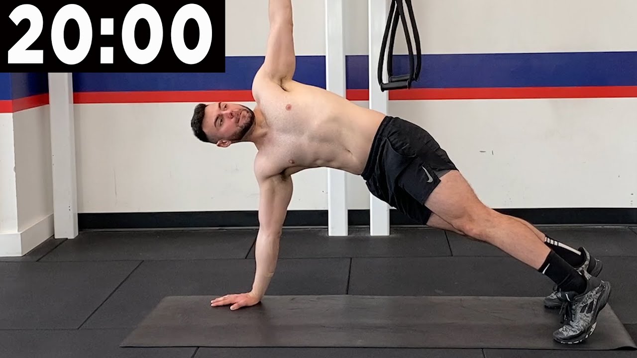 20 Minute at home workout for fat loss and strength (No equipment ...