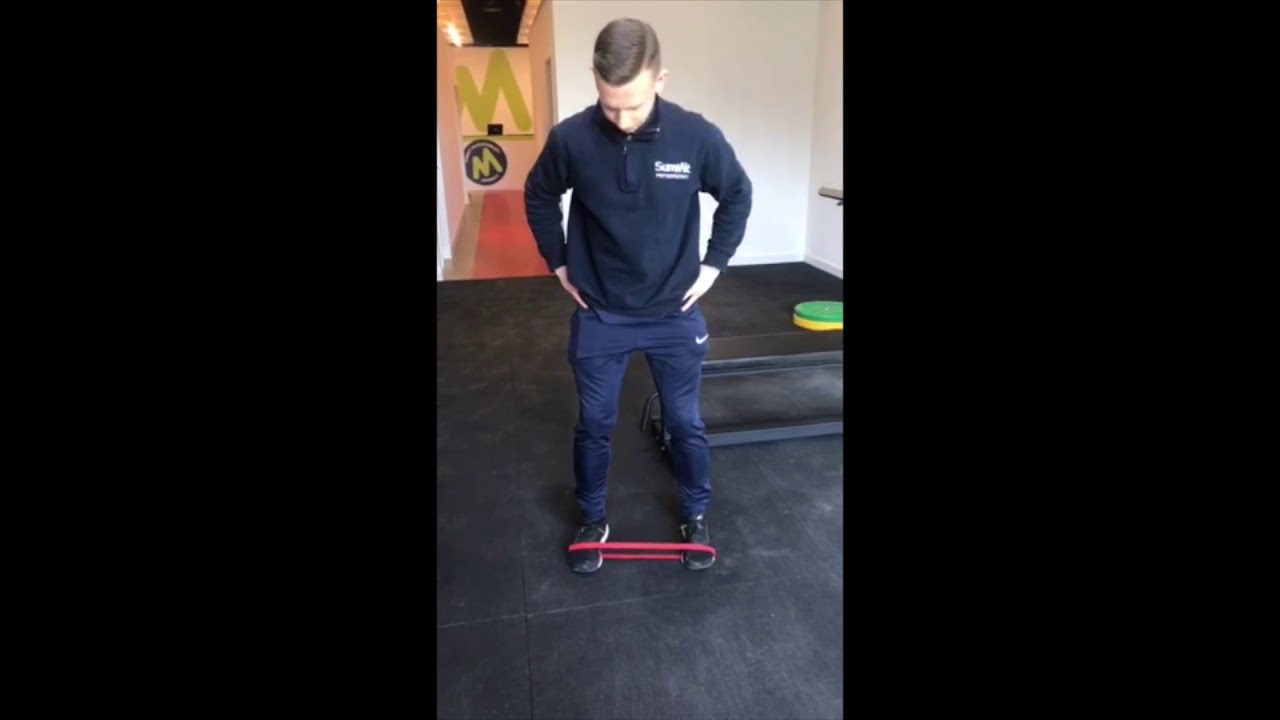 Resistance Band Side Step - YouTube