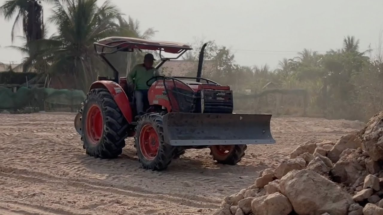Tractor And Dump Truck | Work Hard | Tractor and dump truck work - YouTube