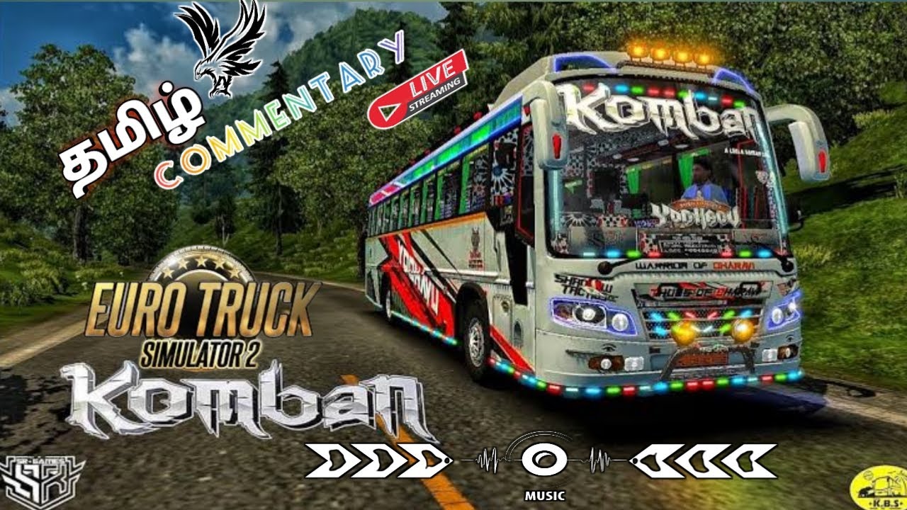Komban bus🔥 in Bus simulator | Komban bus driving🤩 |Gaming Sparrow ...