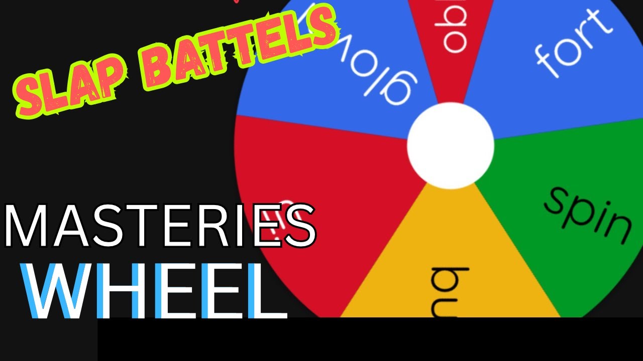 SLAP BATTLES MASTERY WHEEL - YouTube