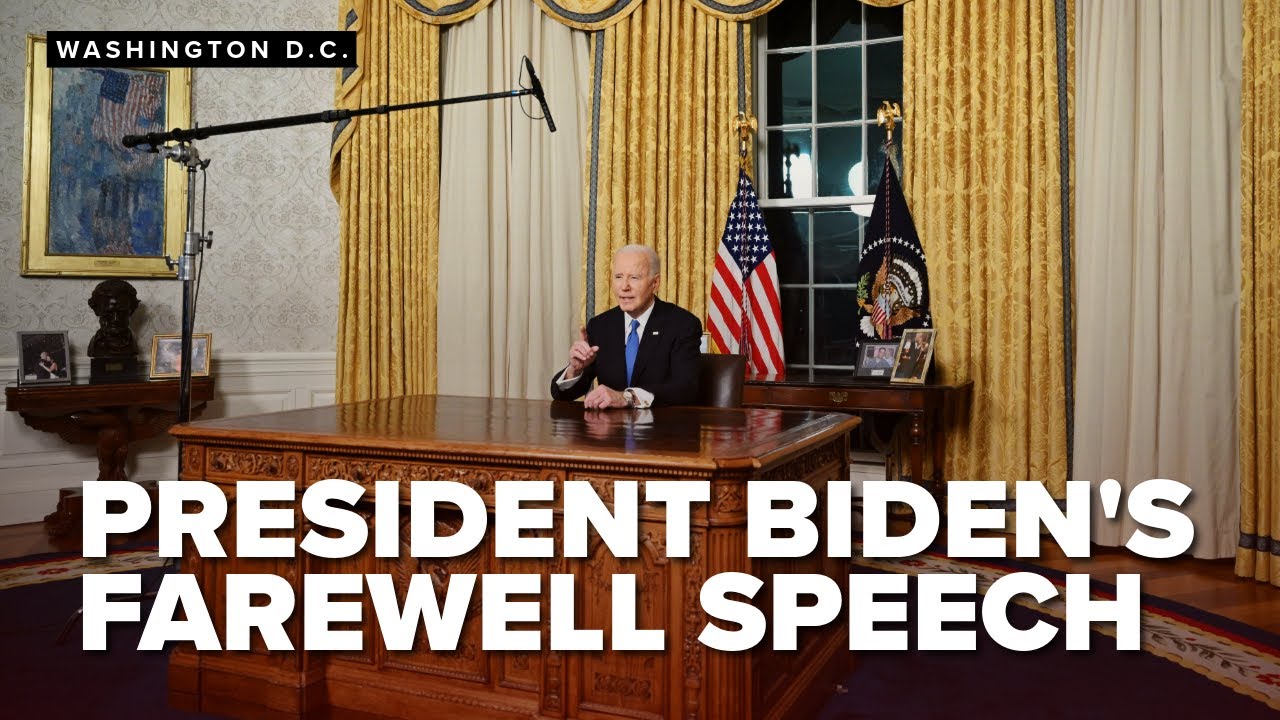 President Biden delivers farewell address to nation - YouTube