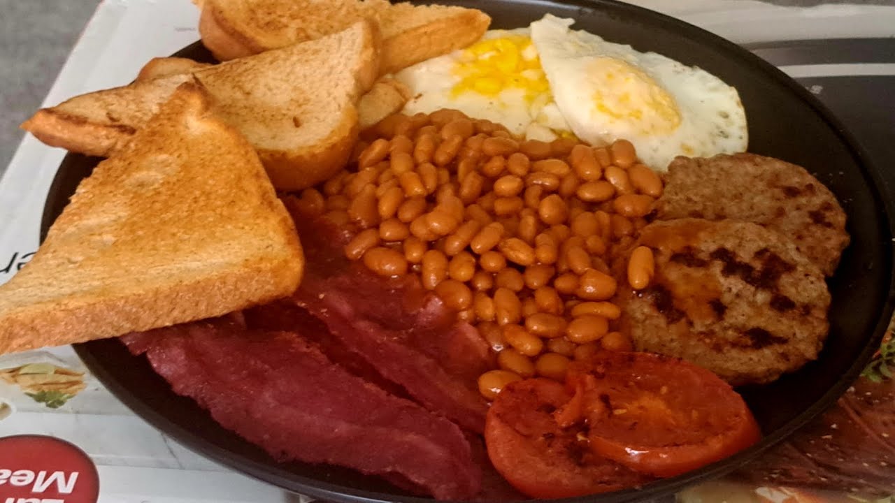 🔥 “FULL ENGLISH BREAKFAST FEAST! 😋 Crispy Bacon, Eggs & Sausage Mukbang ...