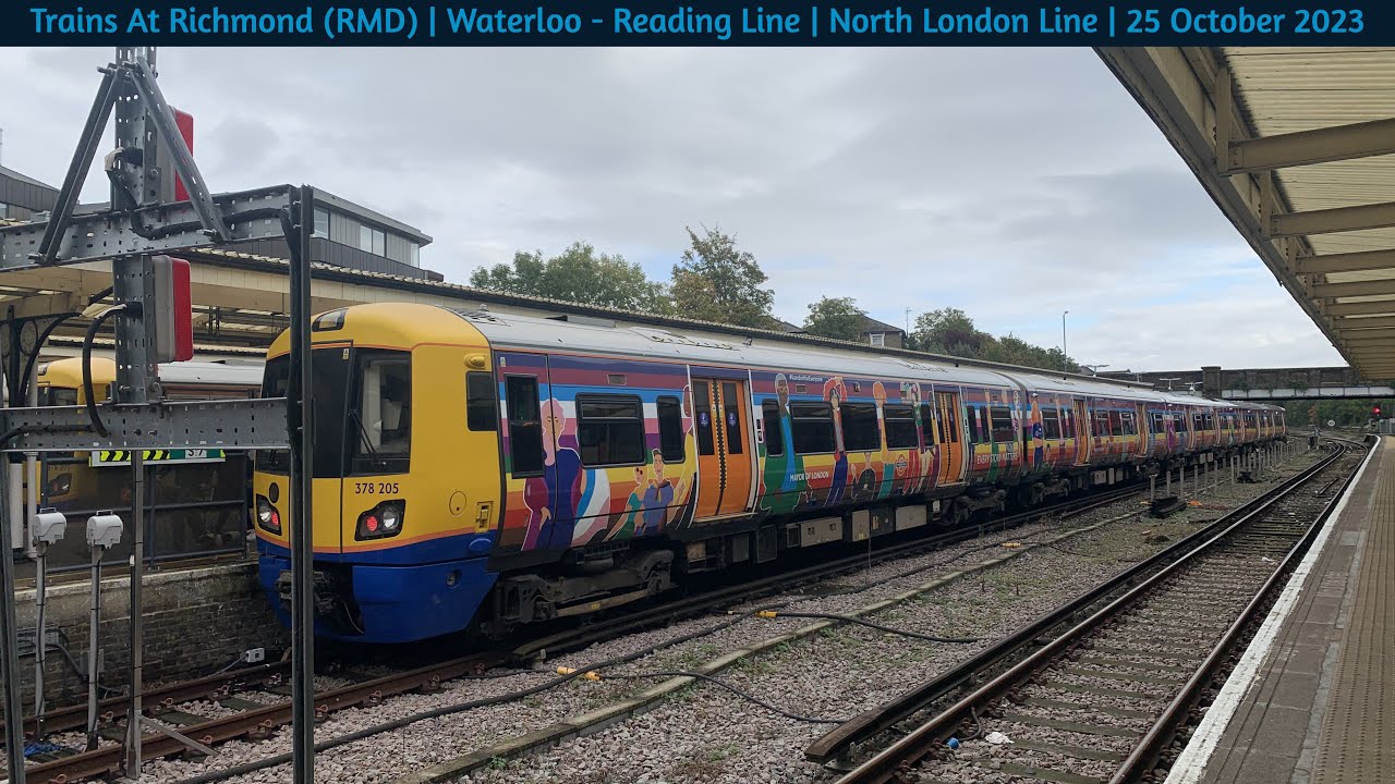 Trains at Richmond (RMD) | 25 October 2023 - YouTube