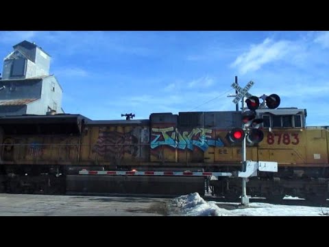 UP 8783 South LTB86 Filmed In Farmington MN (2-15-2023) - YouTube