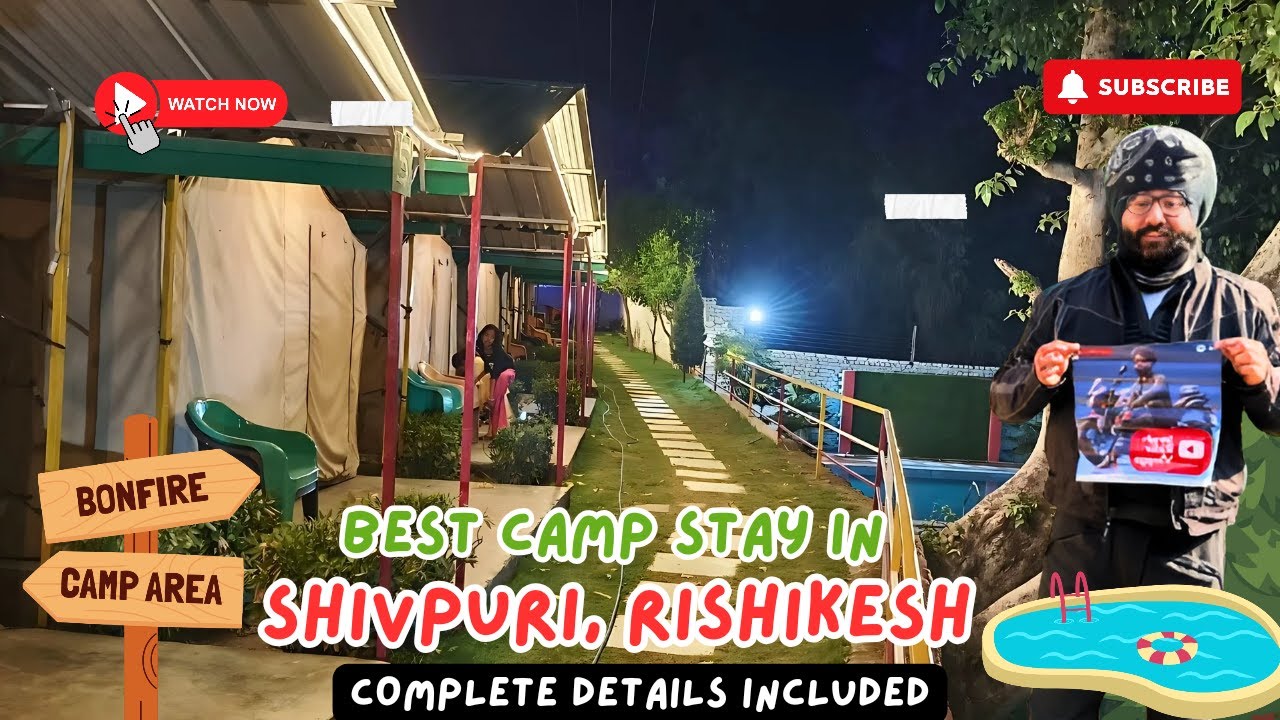 Best Camp Stay in Shivpuri, Rishikesh: Bonfire, Tasty Food, Comfortable ...