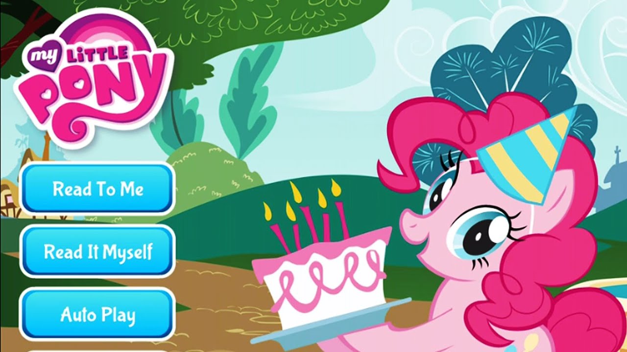 My Little Pony Friendship is Magic Pinkie Pie's Party of One Storybook ...
