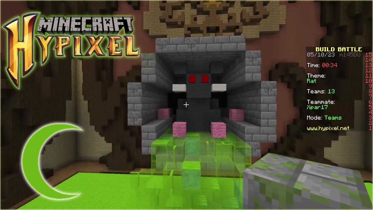 Sewer Rat || Hypixel build battle teams || - YouTube