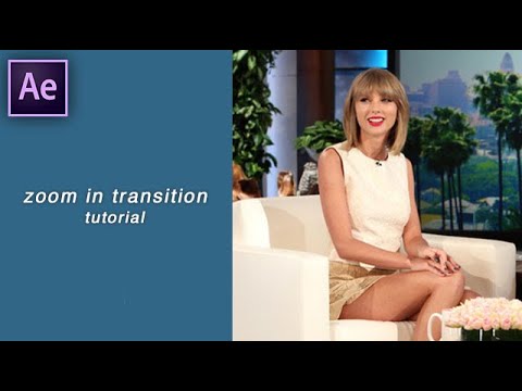 zoom in transition | after effects tutorial - YouTube