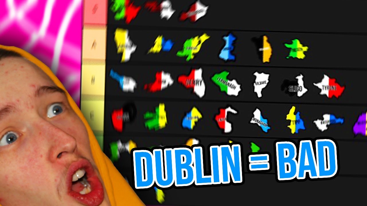 Irish Counties Tier List (Best and Worst Irish Counties) - YouTube