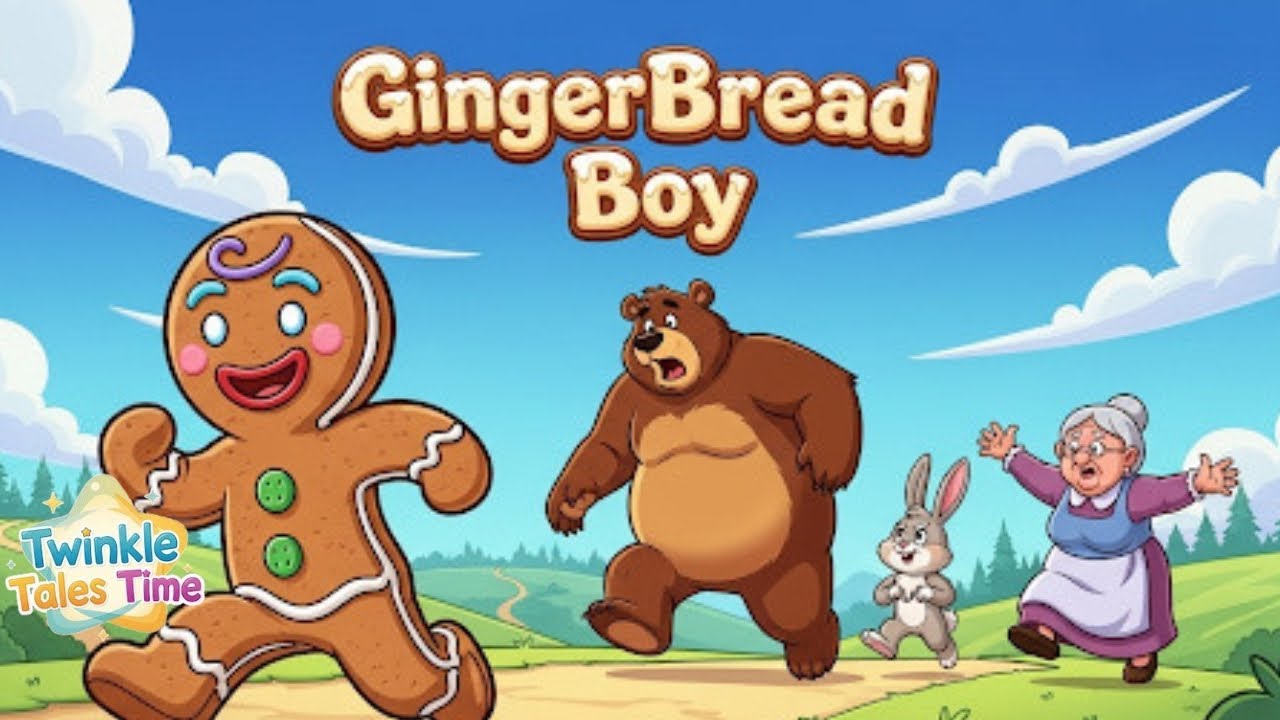 The Gingerbread boy | Bedtime stories for kids | Fairy tales for ...