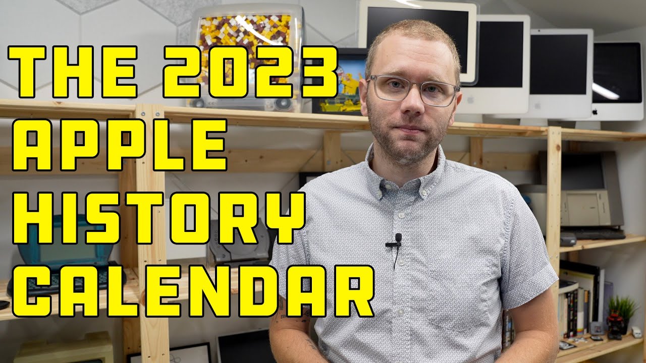 My New Kickstarter! The 2023 Apple History Calendar - YouTube