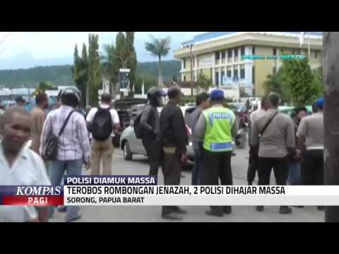 Terobos Iringan Jenazah, 2 Polisi Babak Belur
